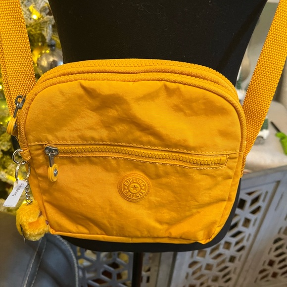 Kipling | Bags | Nwtkipling Keefe Crossbody Spicy Gold Color | Poshmark